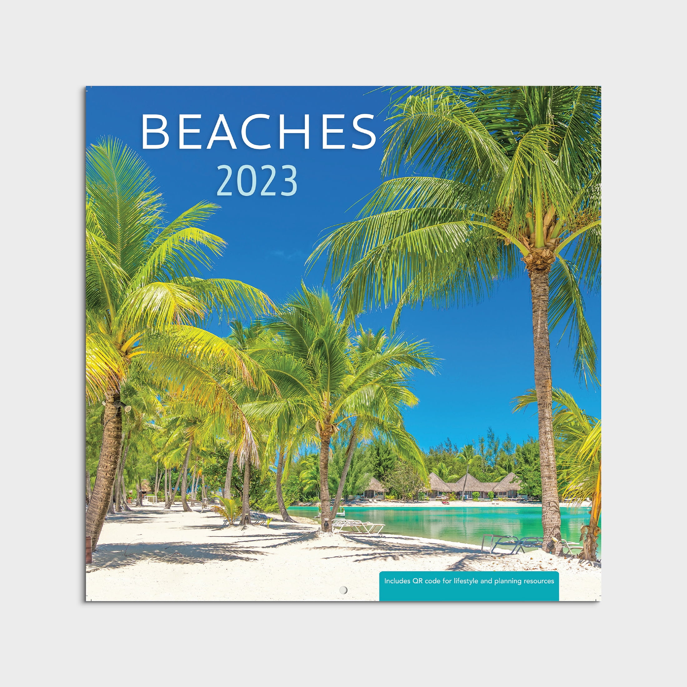 2023 - 12 Month Calendar-Beaches-12x12 Hanging Wall Calendar by ...