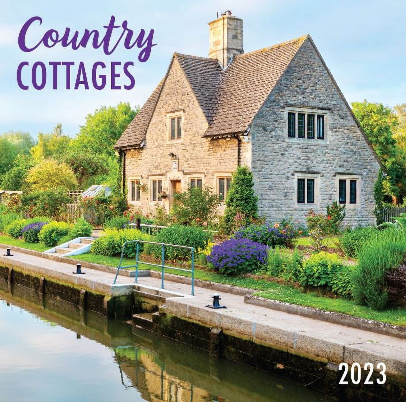 2023-12 Month Calendar- Country Cottage- 12x12 Hanging Wall Calendar by ...