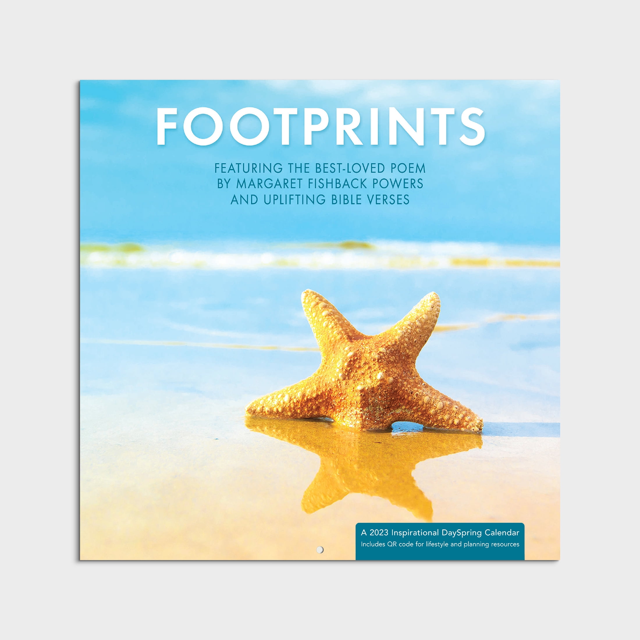 2023- 12 Month Calendar-Footprints 12x12 Hanging Wall Calendar by ...
