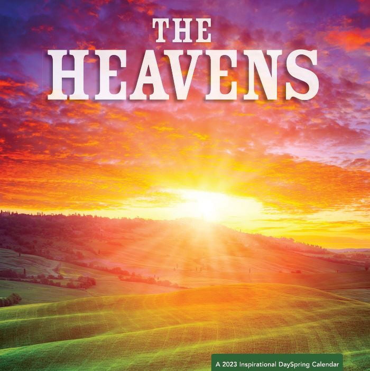 2023- 12 Month Calendar-Heaven 12x12 Hanging Wall Calendar by Dayspring ...