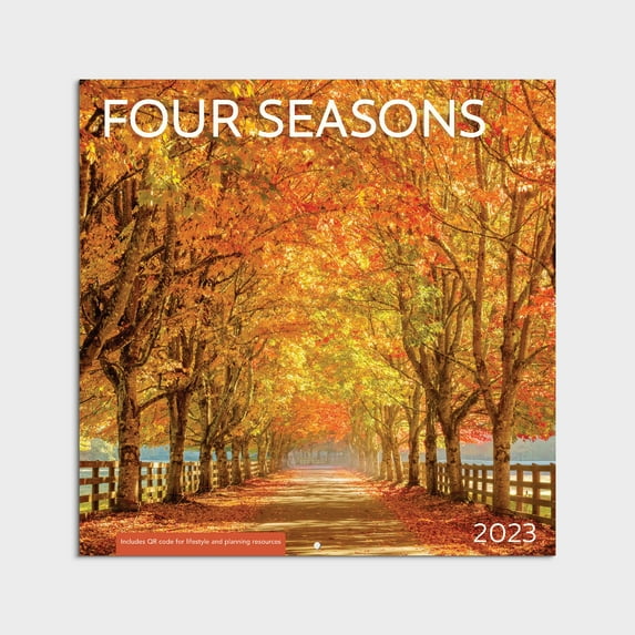 2023- 12 Month Calendar-Seasons 12x12 Hanging Wall Calendar by ...