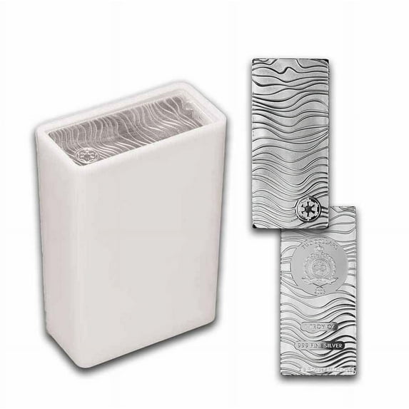 2023 Star Wars: Mandalorian Beskar Bar Silver Coin 1oz -Tube of 25-Wal ...