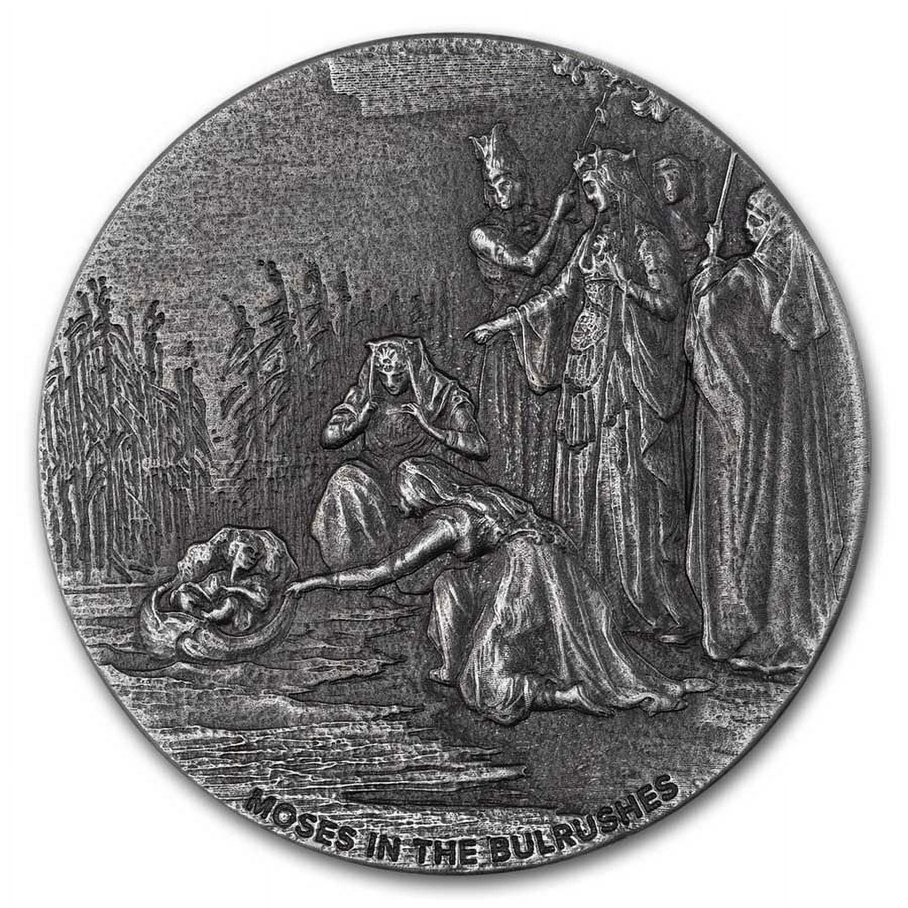 2023 2 oz Silver Coin - Biblical Series (Moses in the Bulrushes ...