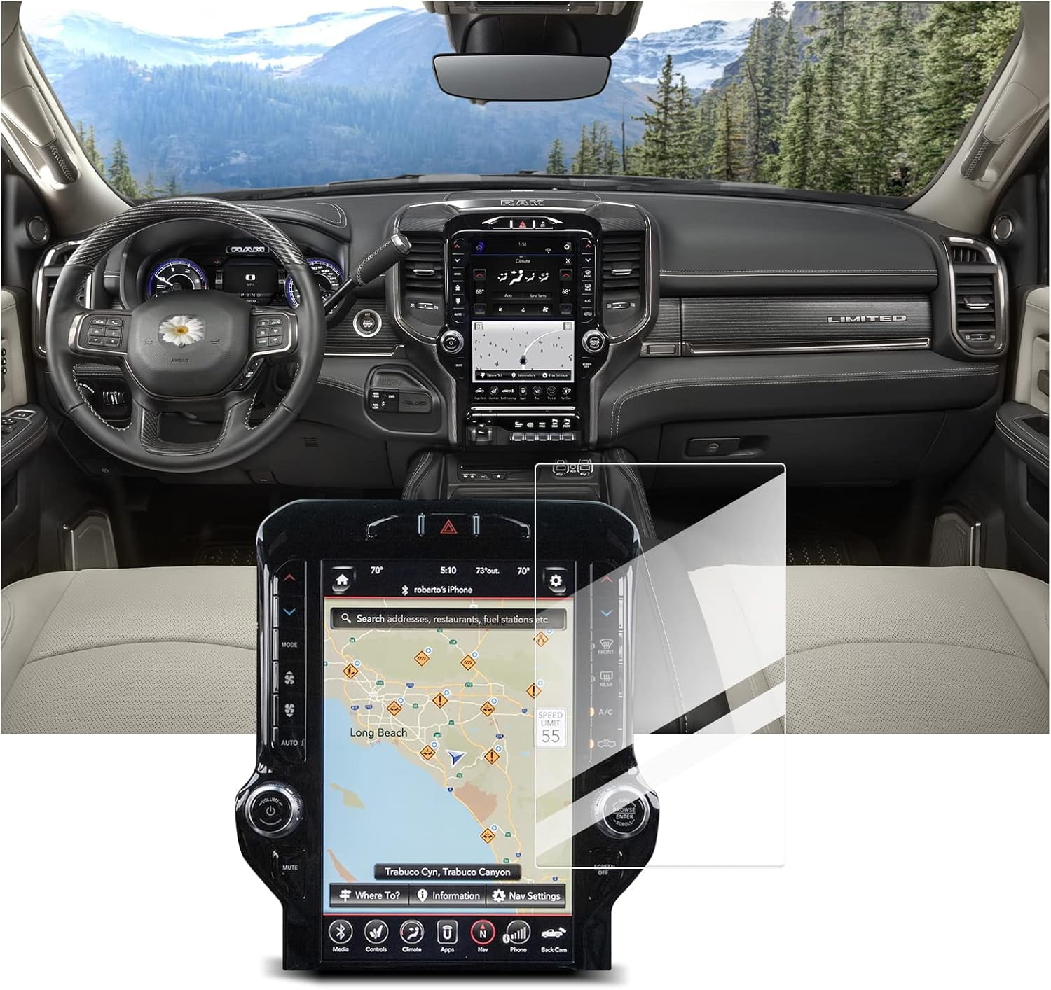 2023 2022 Ram 1500 Screen Protector for 2019-2021 2022 2023 Ram 1500 ...