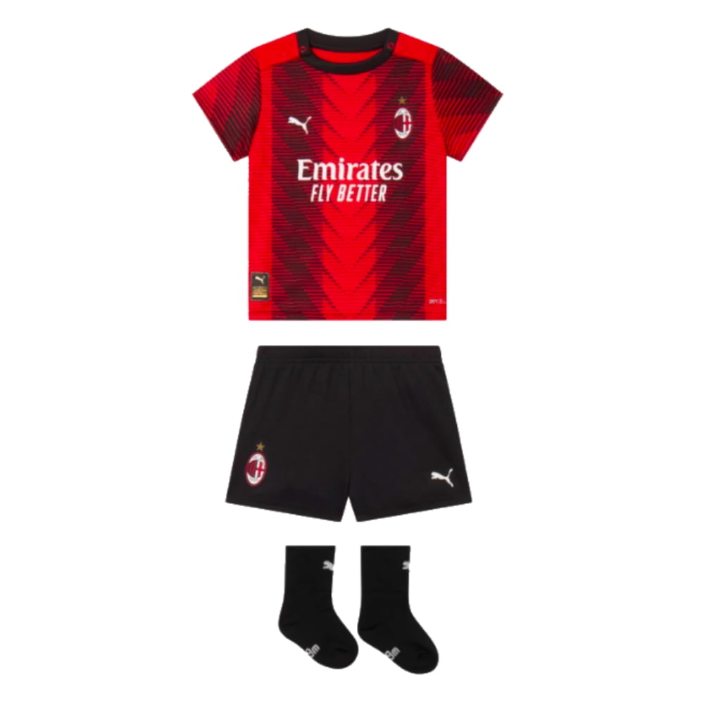 2023-2024 AC Milan Home Baby Kit - Walmart.com