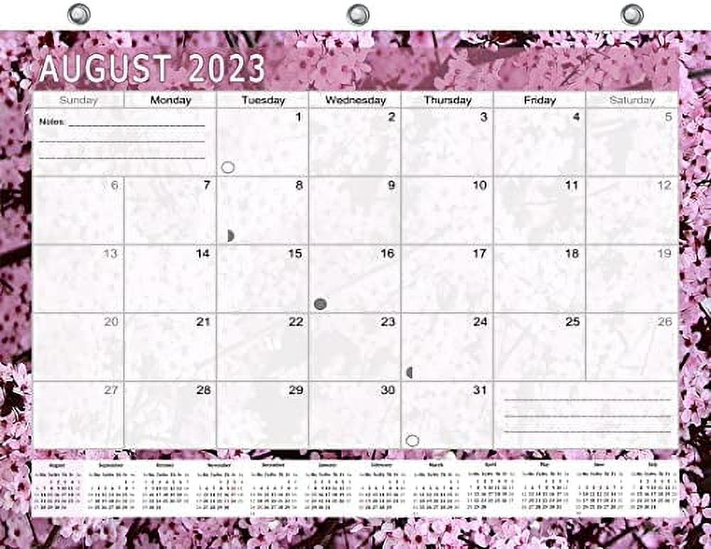 2023-2024 Academic Year 12 Months Student Calendar/Planner For 3-Ring ...