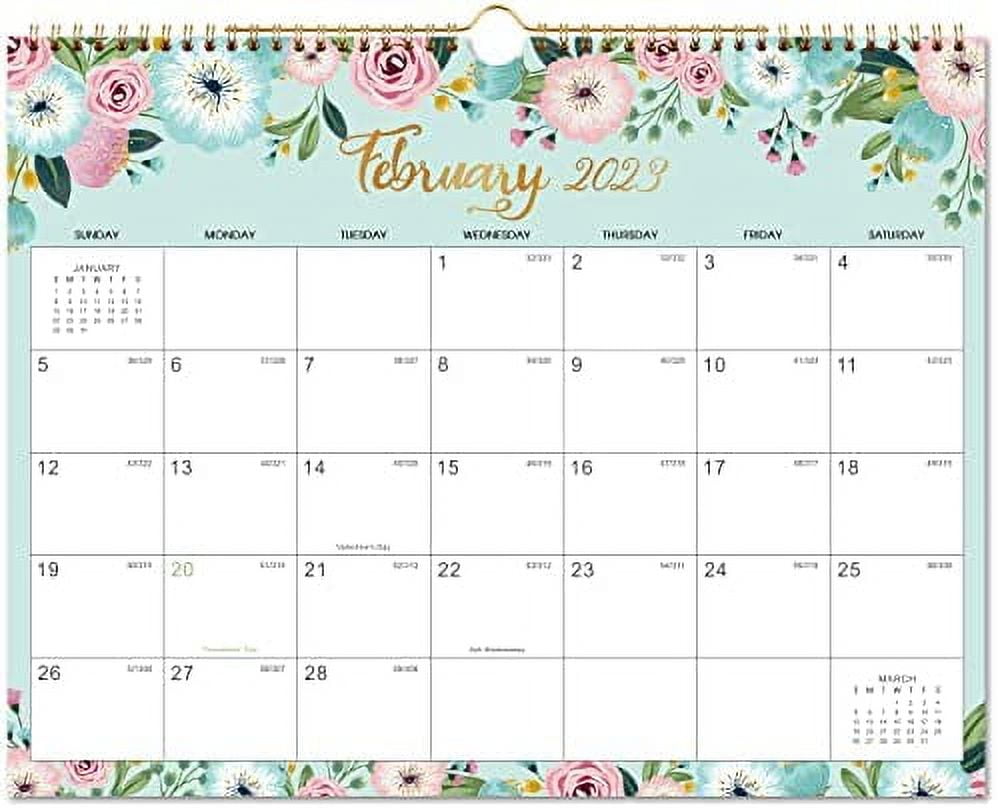 2023-2024 Calendar - 18 Monthly Wall Calendar with Thick Paper, January ...