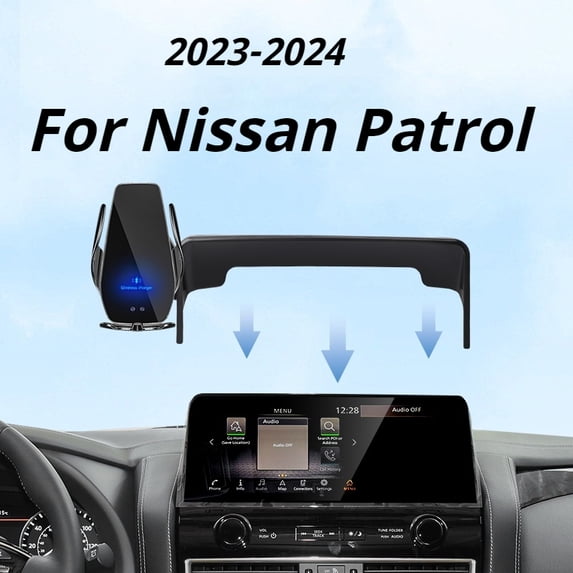 2023-2024 For Nissan Patro Safari Armada Car Screen Phone Holder ...