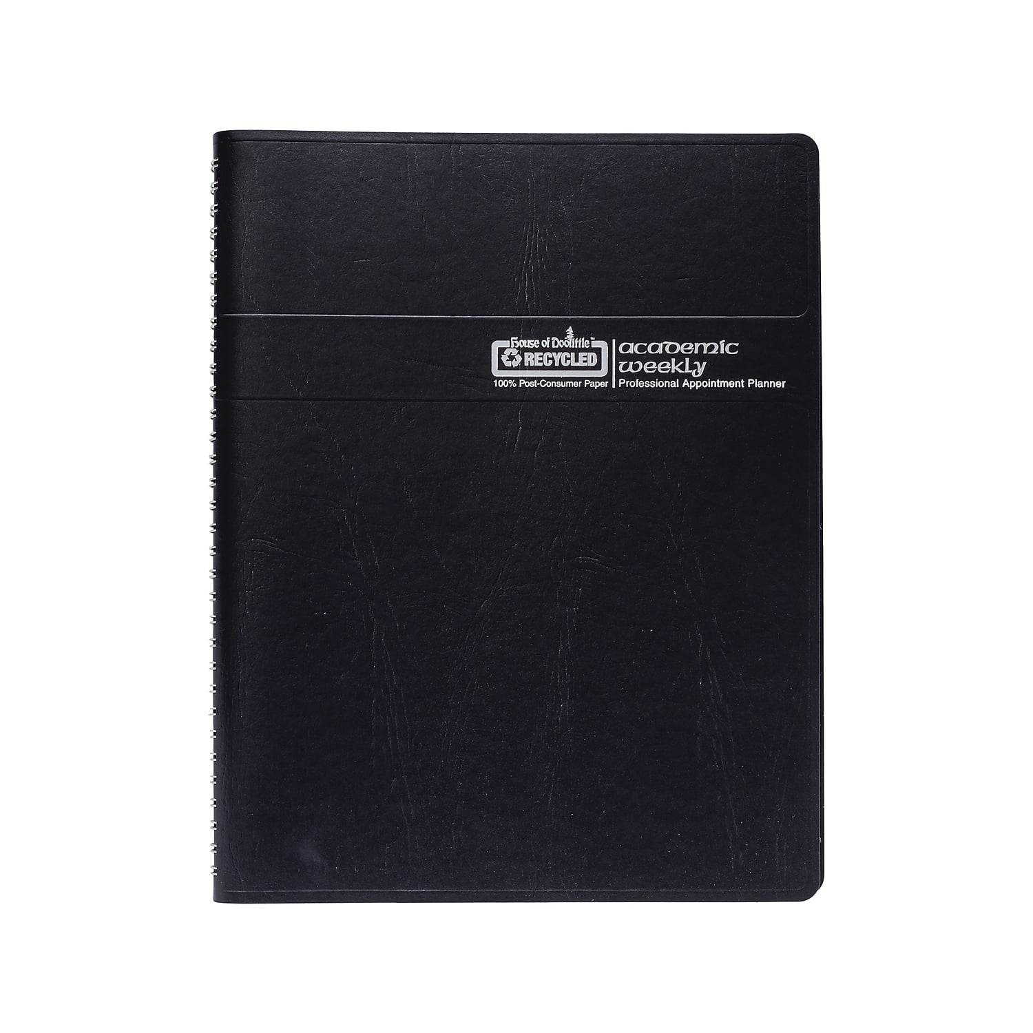 2023-2024 House of Doolittle 8.5" x 11" Academic Weekly Planner Black ...