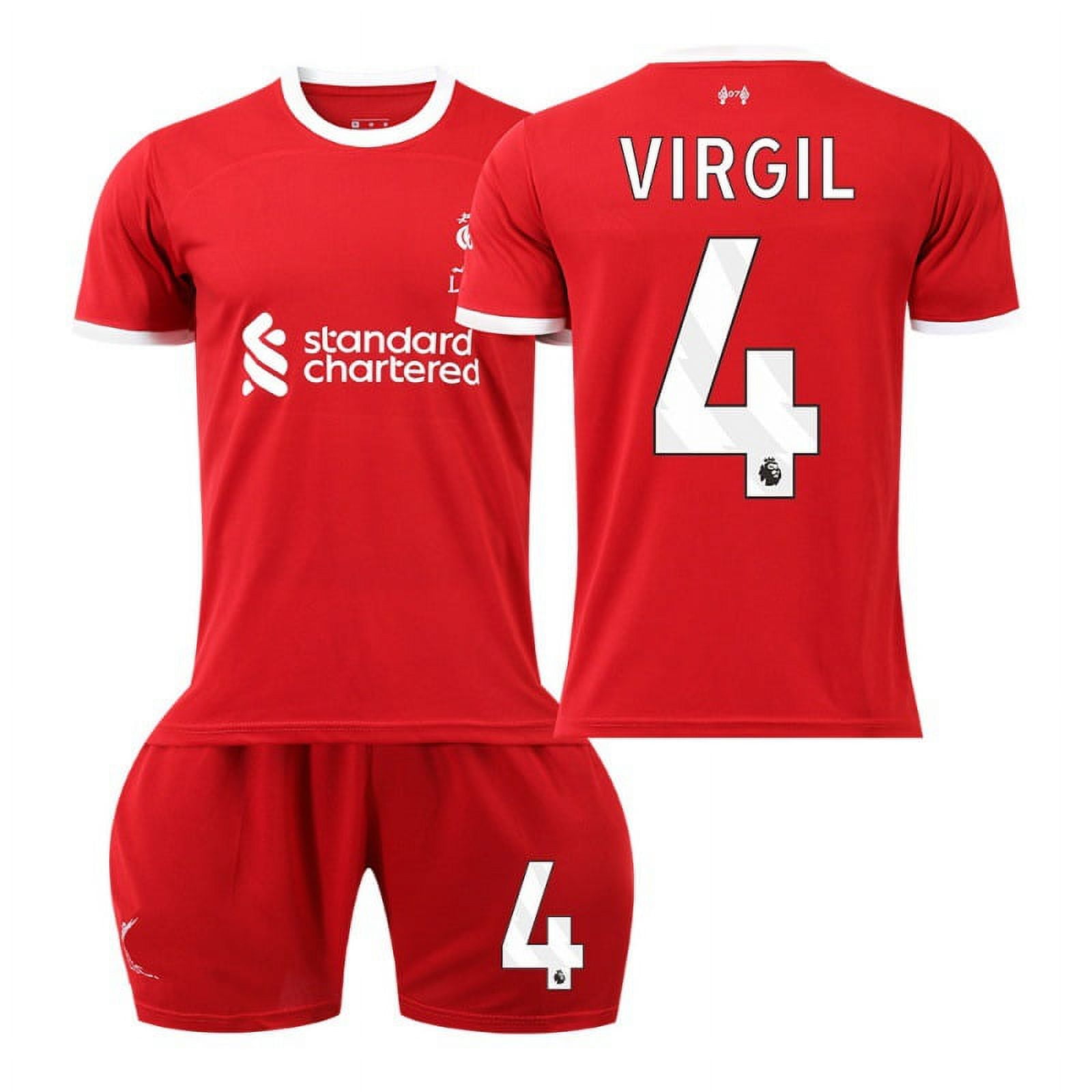 2023-2024 Mens/Kids Soccer Game Soccer Fans #4 VIRGIL Jerseys Soccer ...
