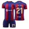 2023-2024 mens/kids soccer FCB soccer jerseys home kit fashion sports T ...