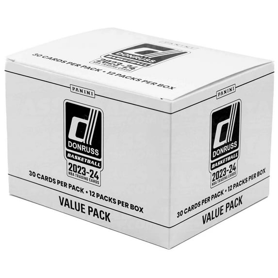 2023-24 Panini Donruss NBA Basketball Trading Cards, 12 Pack Fat Pack ...