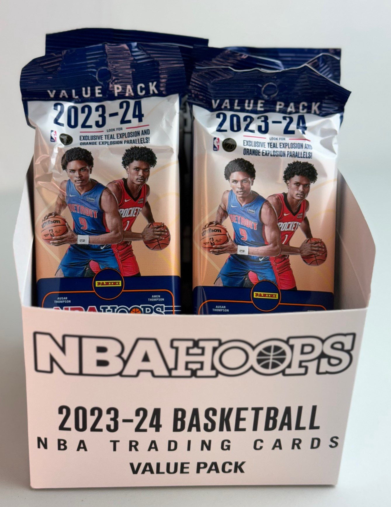 Panini NBA 2023-24 Hoops Licensed Basketball Trading Card Value Box ...