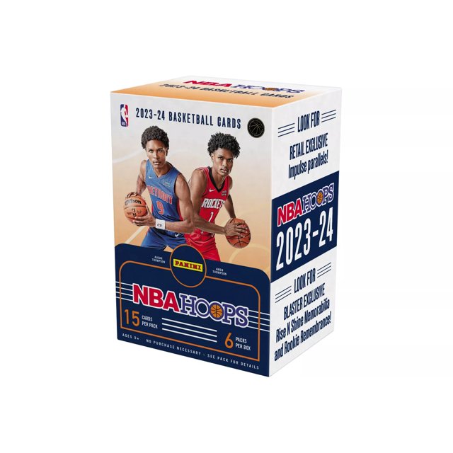 2023-24 Panini NBA Hoops Blaster Box Trading Cards - Walmart.com