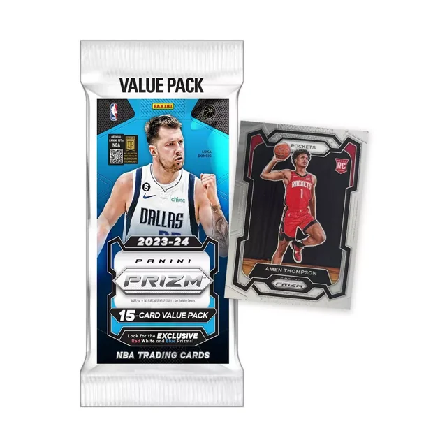 2023-24 Panini NBA Prizm Basketball Trading Card Value Pack - Walmart.com