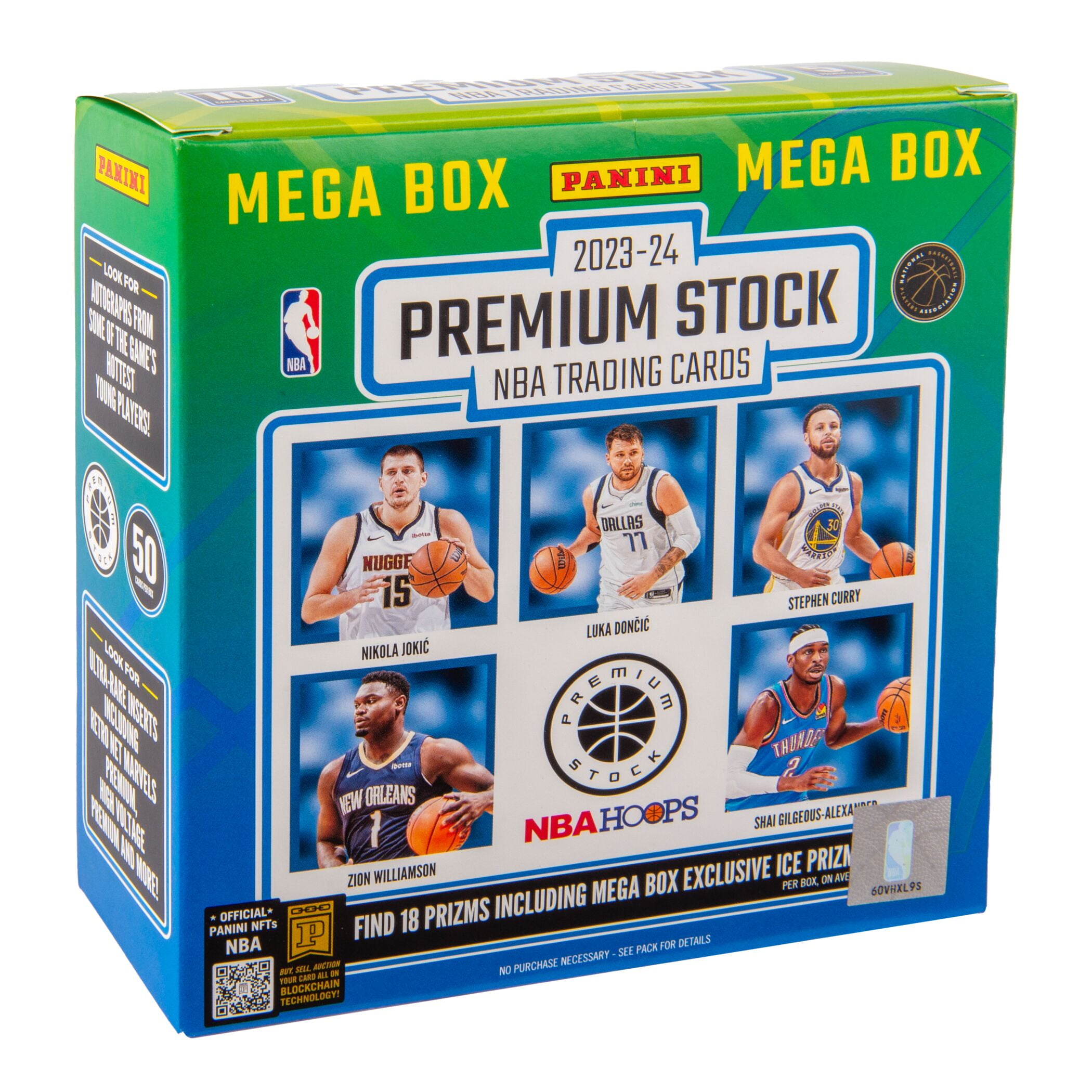 2023-24 Panini Premium Stock Basketball Trading Cards Mega Box - Walmart.com