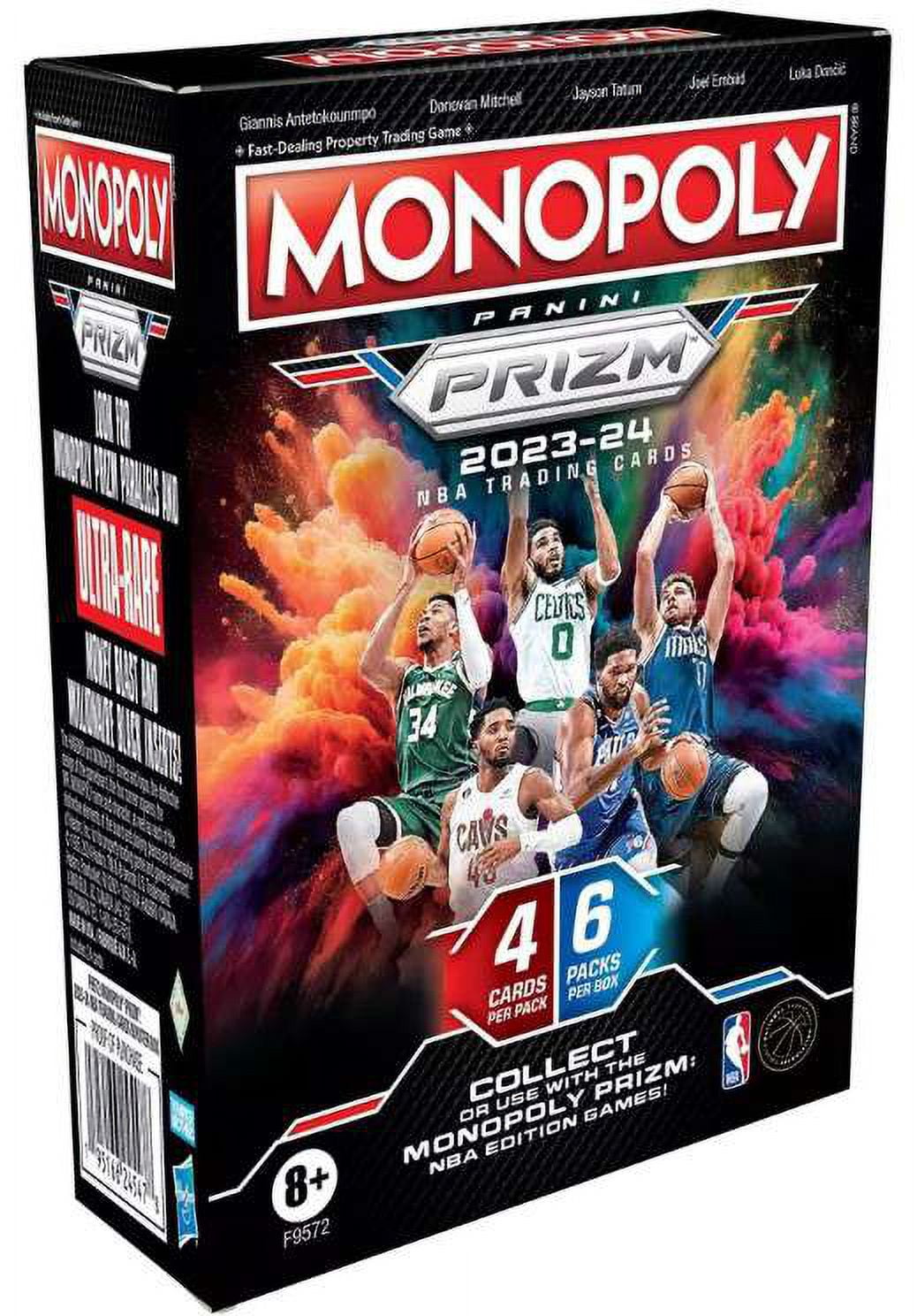 Free Shipping! Panini Monopoly Prizm 2023-24 NBA Trading Cards Blaster Box with 24 Cards for ...