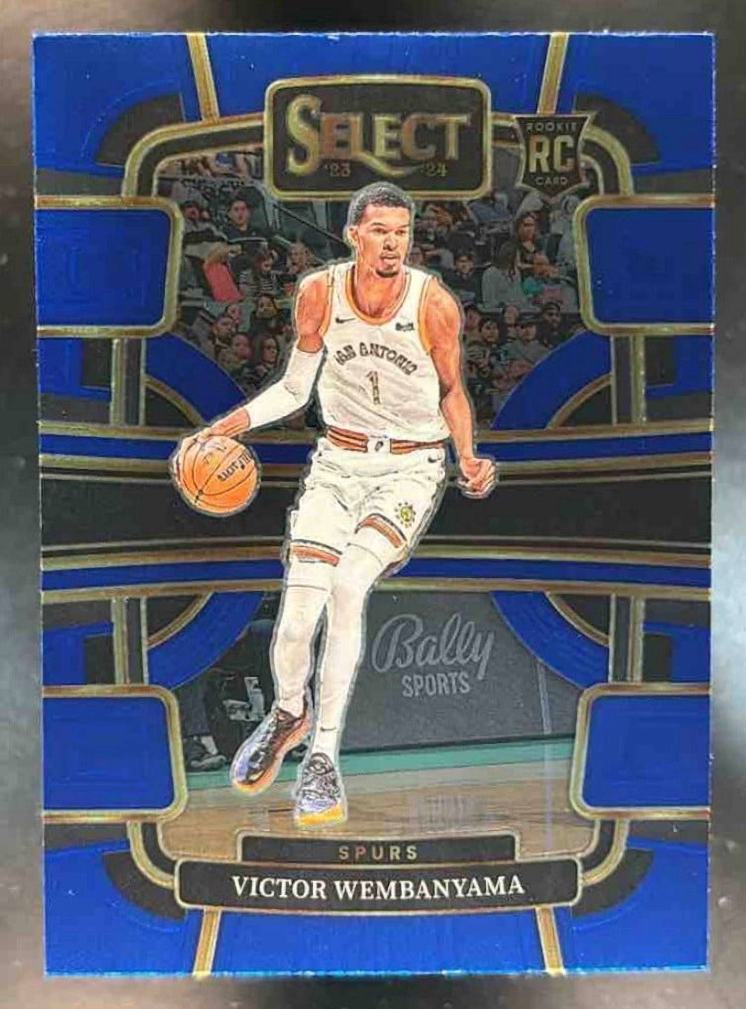 2023-24 Panini Select Victor Wembanyama Blue #87 RC Concourse San ...