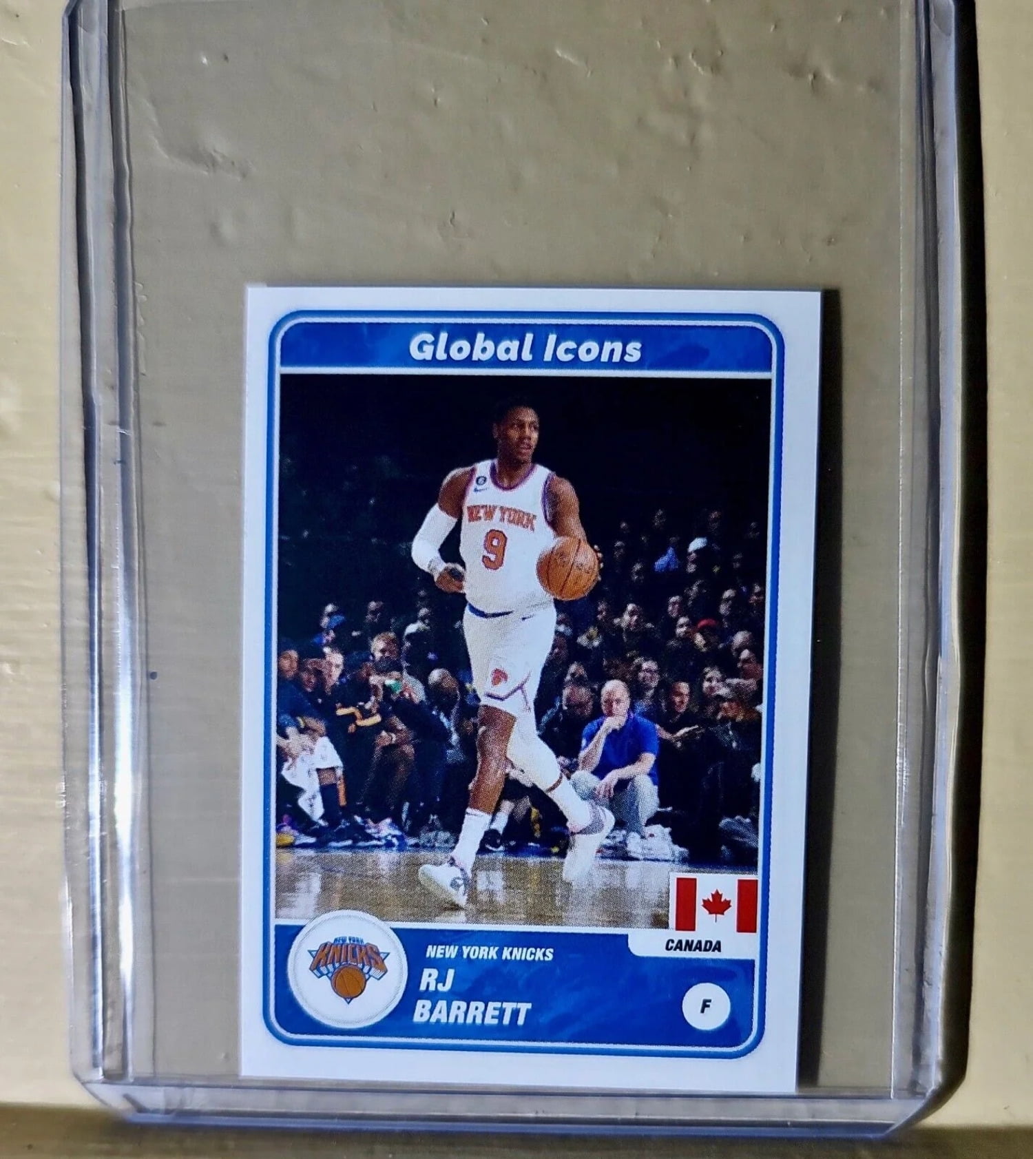 2023-24 RJ Barrett Panini NBA Basketball #63 Global Icons Sticker ...