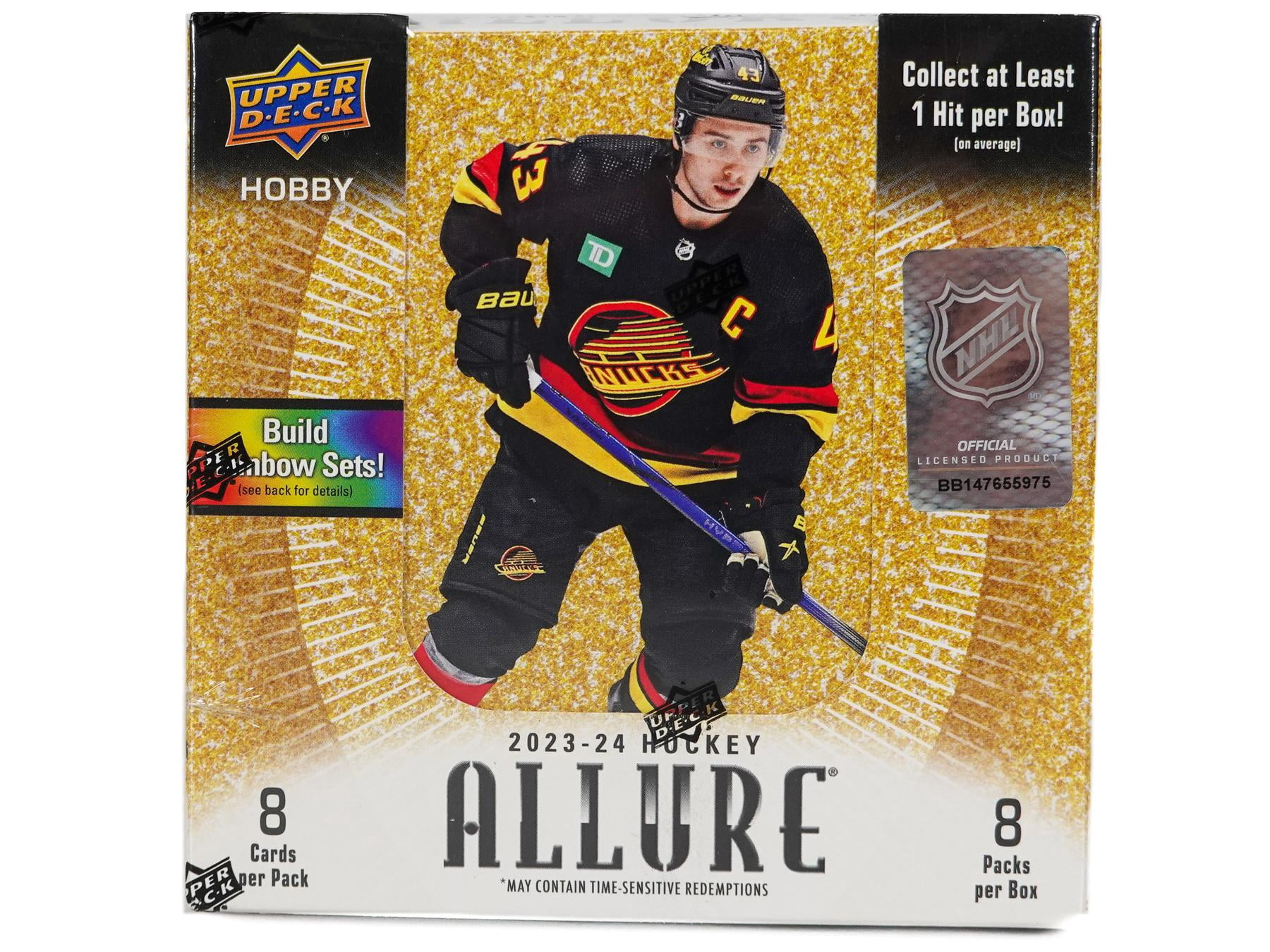 2023-24 Upper Deck Allure Hockey Hobby Box - Walmart.com