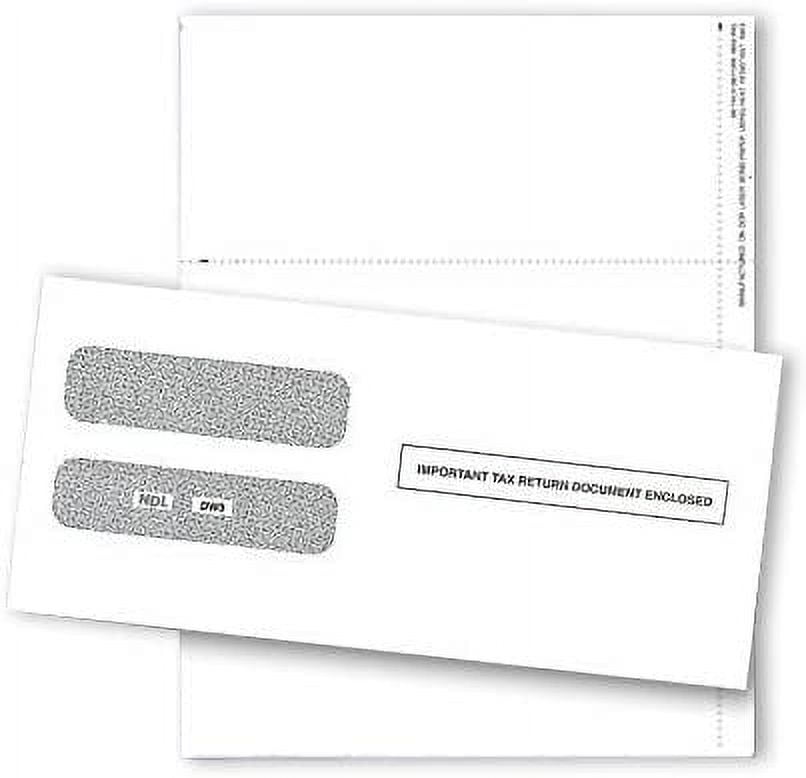 2024 3 UP Laser W-2 Forms, Employee Copy, Horizontal Format 50 Blank on ...