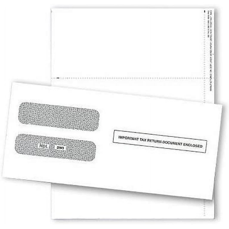 Envelopes Form Employment ADP Amazon W2 6 Part W 2 Tax Form Kit With