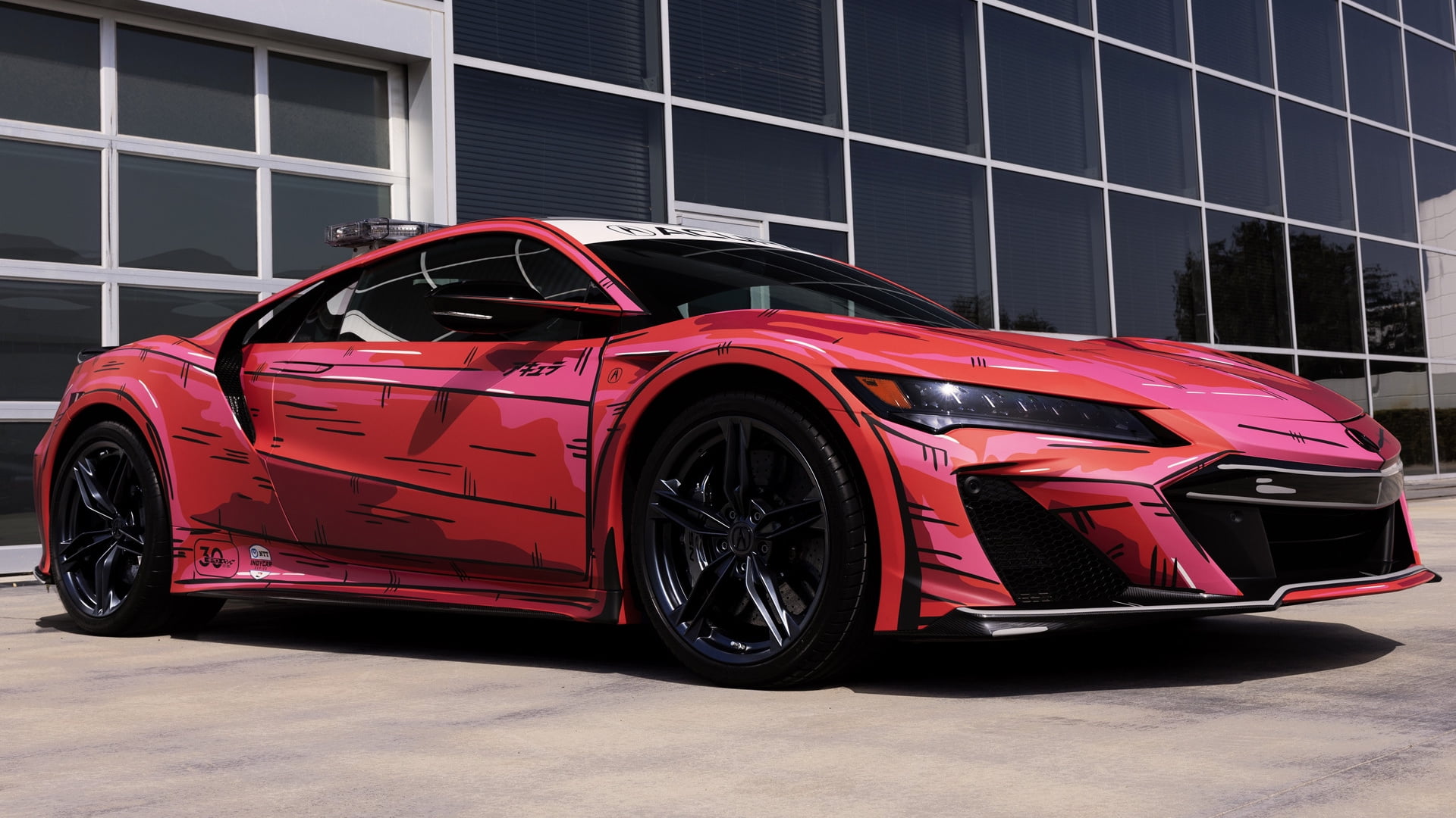 2023 Acura Nsx Type S Indycar Pace Car Wall Art Print Poster - Walmart.com