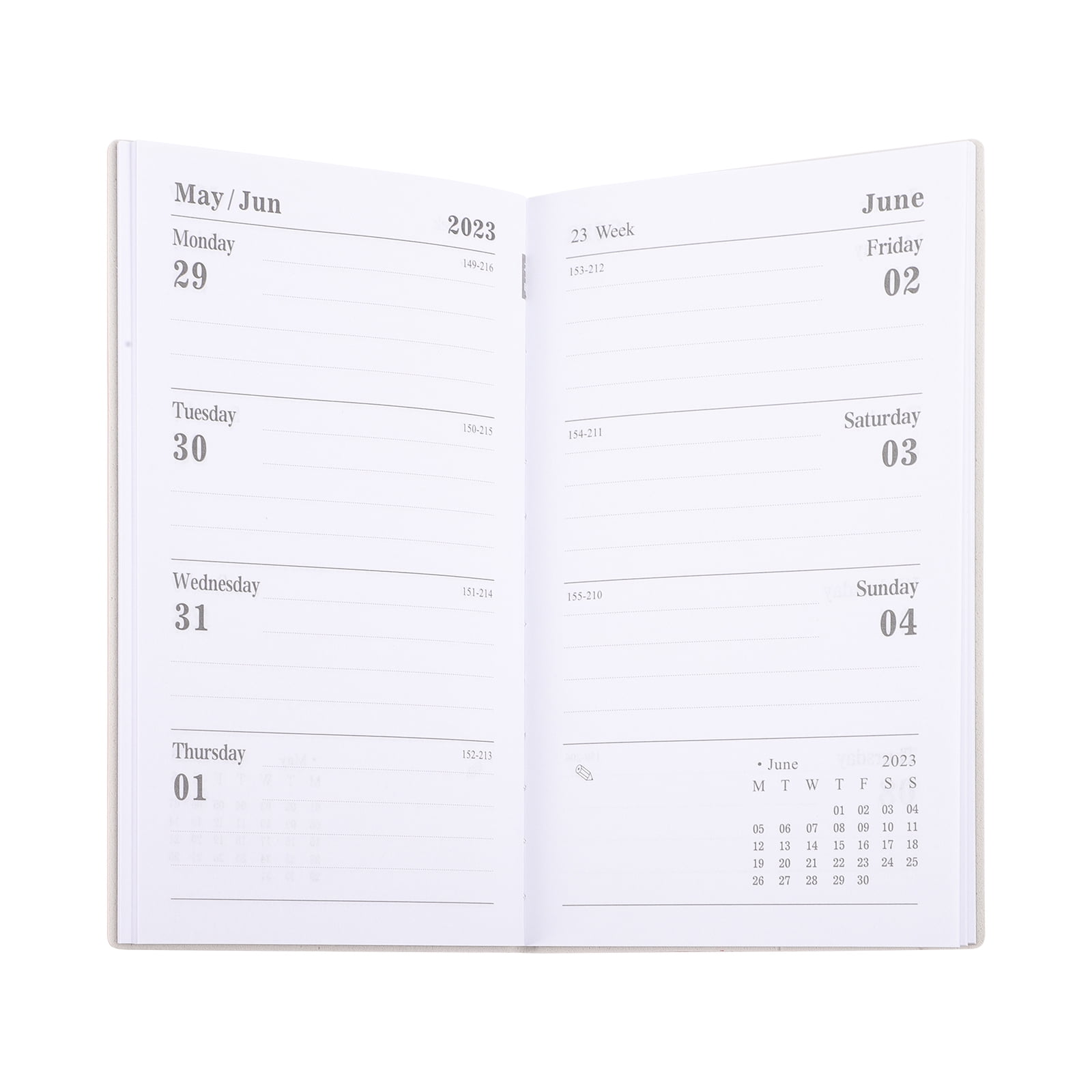 2023 Agenda Book Notebooks for Work Daily Planner New Year Schedule ...