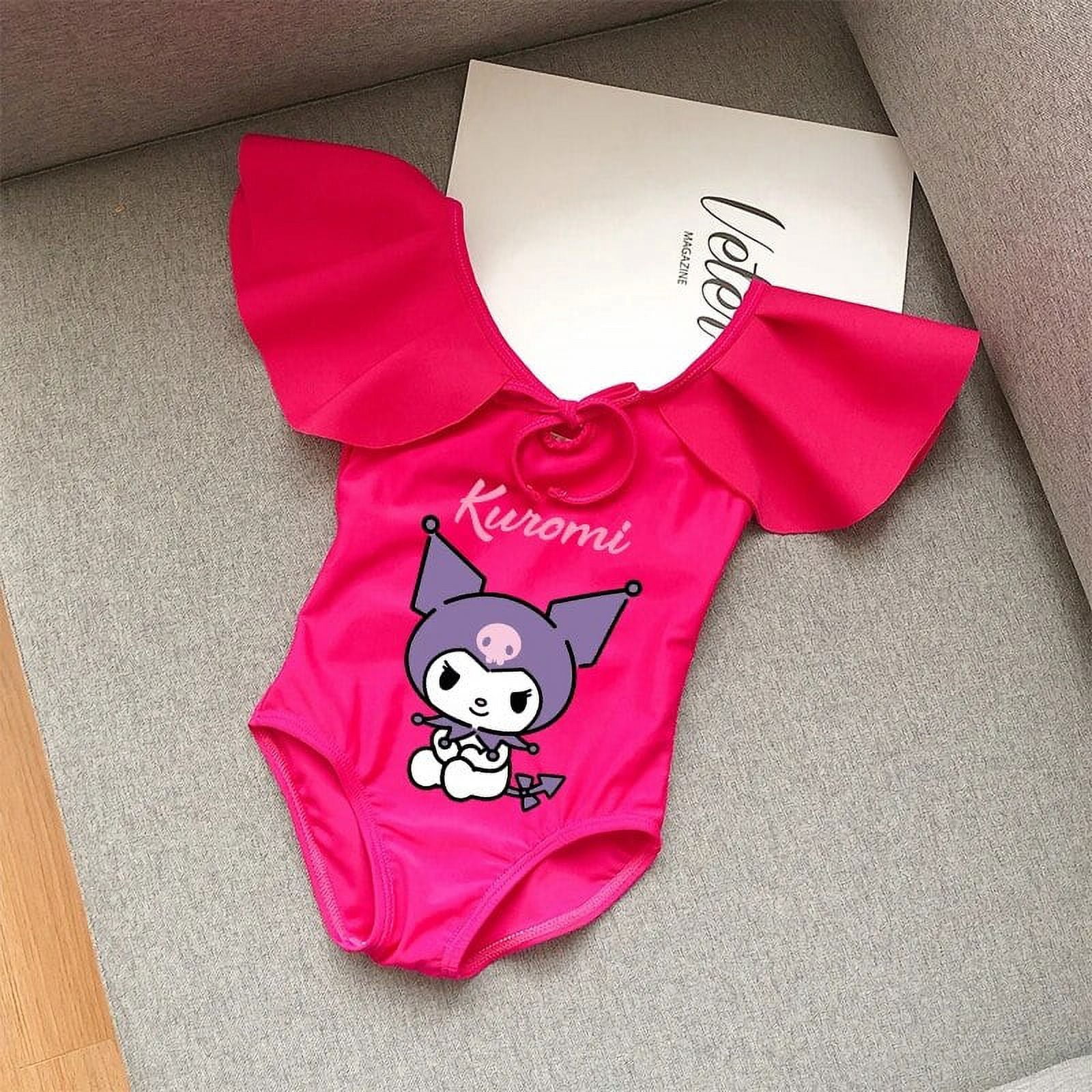 2023 Anime Children Swimsuit Kawaii Sanrios Kuromi Mymelody Hellokittys ...