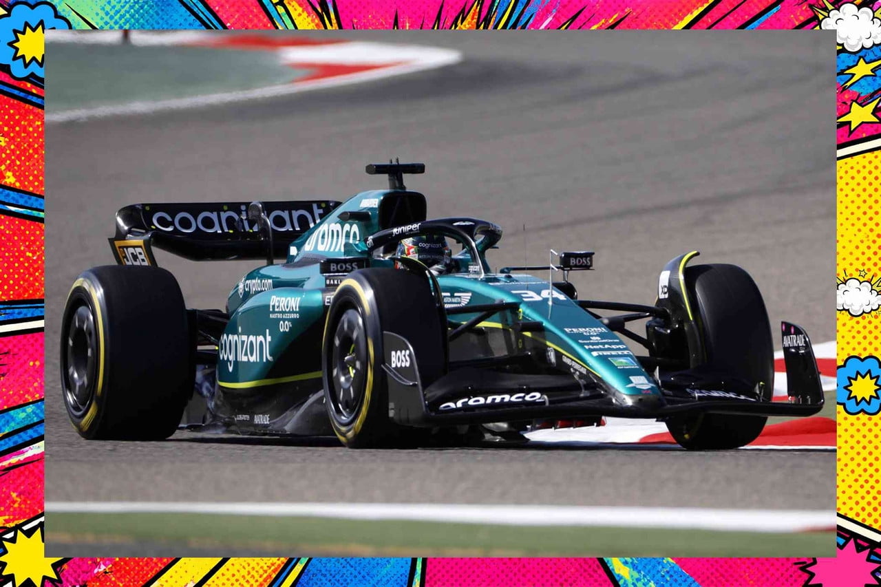2023 Aston Martin AMR23 - Pop Art Edition | 24x36 Inch Laminated Poster ...