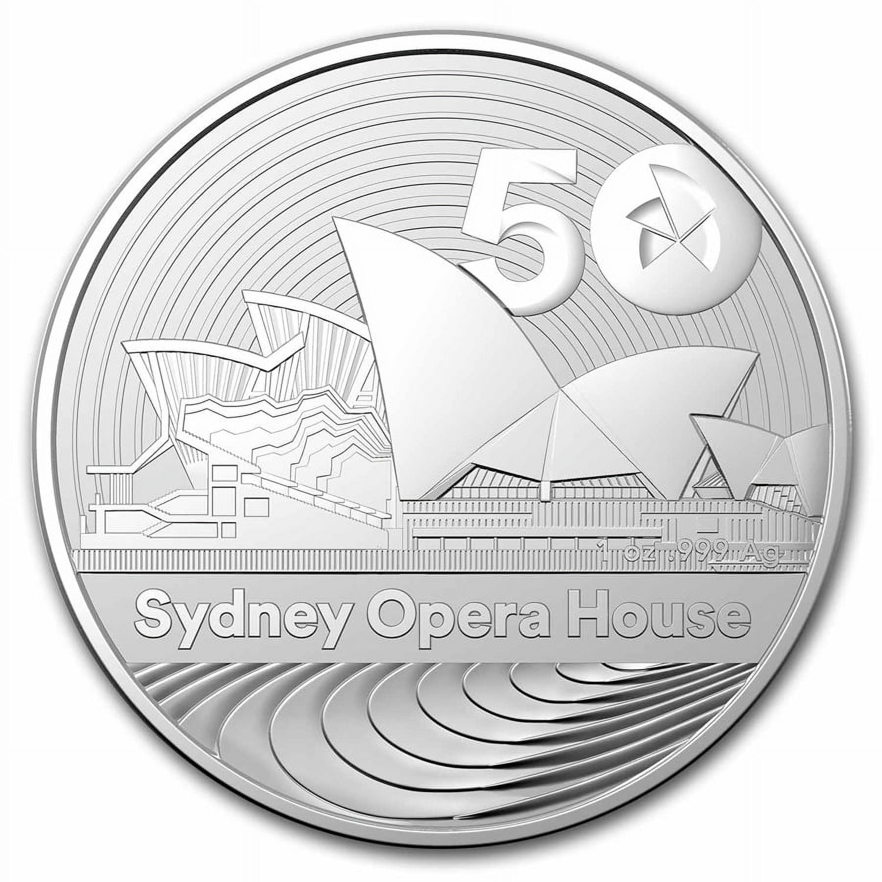 2023 Australia $1 1 oz Silver 50th Anniv. of Sydney Opera House ...
