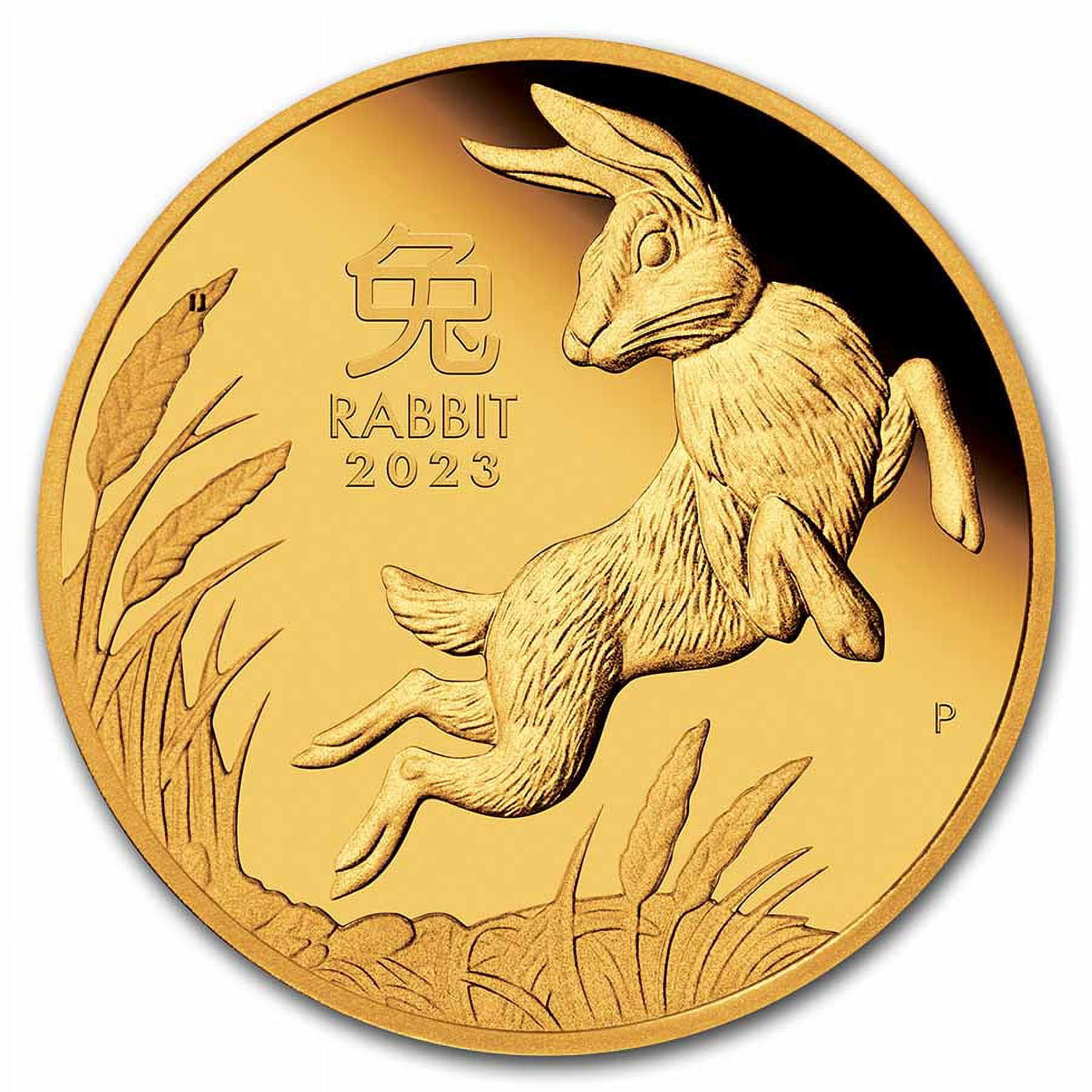 2023 Australia 1/4 oz Gold Lunar Rabbit Proof (w/Box & COA) - Walmart.com