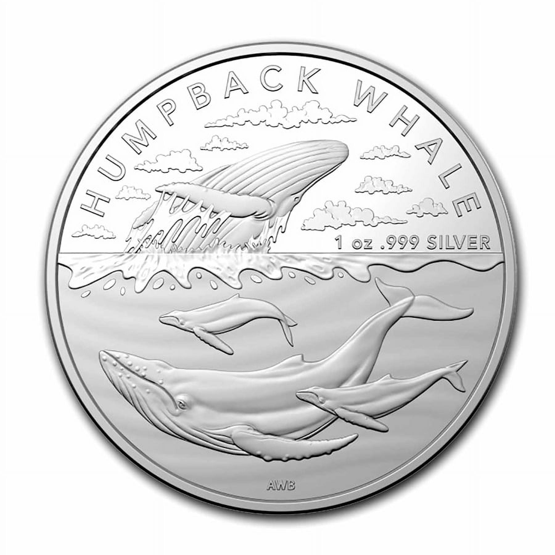 Royal Australian Mint 2023 1 oz Silver Humpback Whale BU Coin, Limited Mintage - Walmart.com