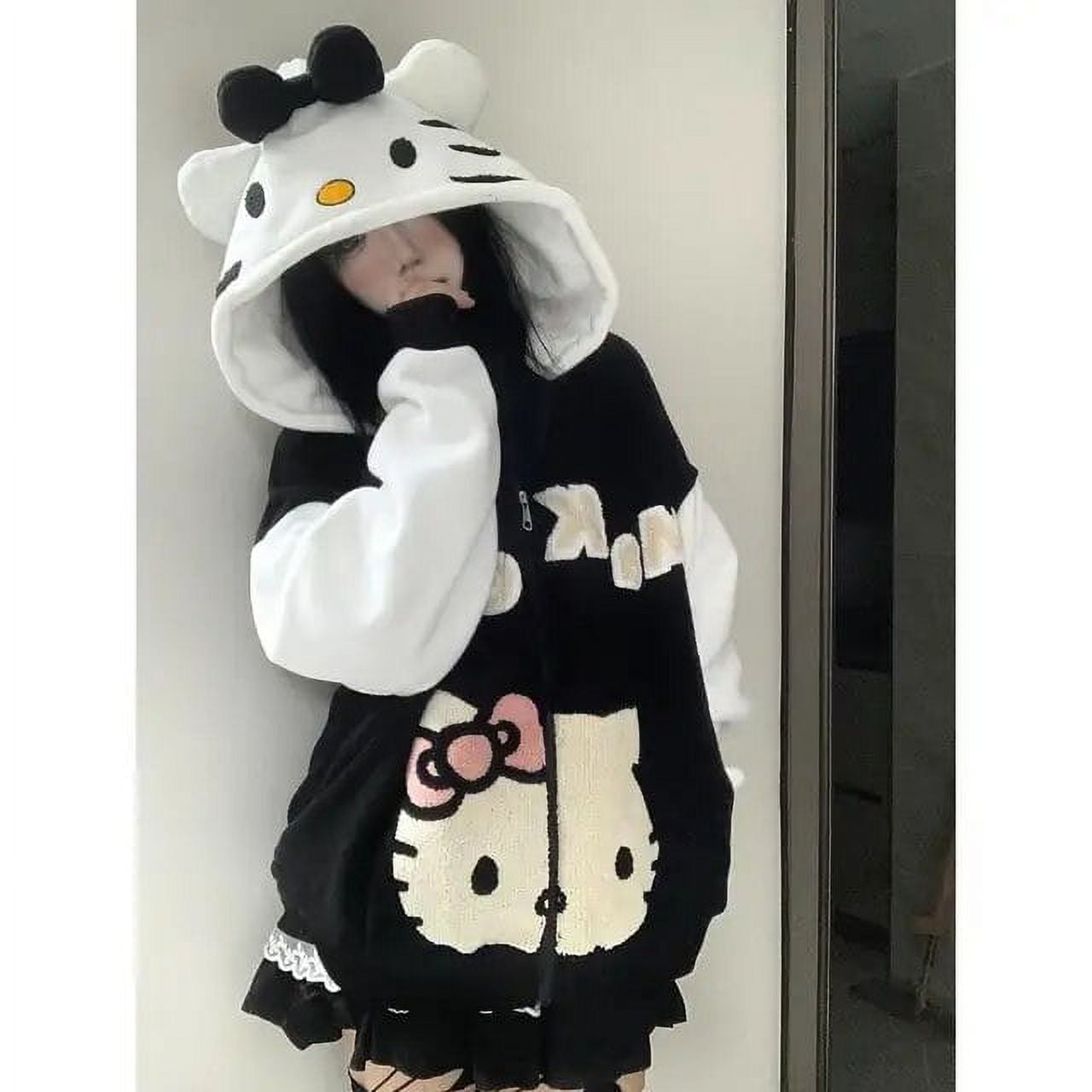 2023 Autumn Sanrio Y2k Hello Kitty Women‘s Autumn Clothes Hooded ...