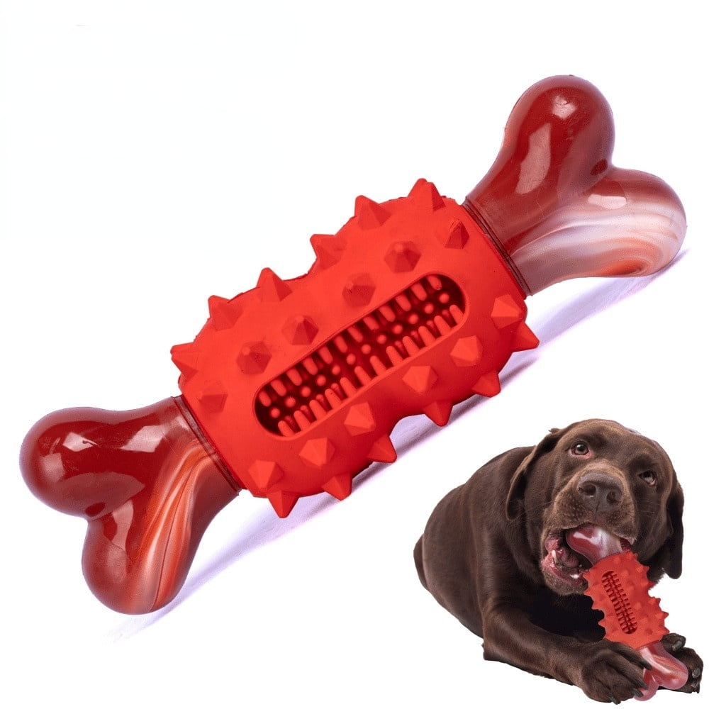 2023 Bacon Flavor Dog Bone Chewing Toy for Aggressive Chewers Large ...