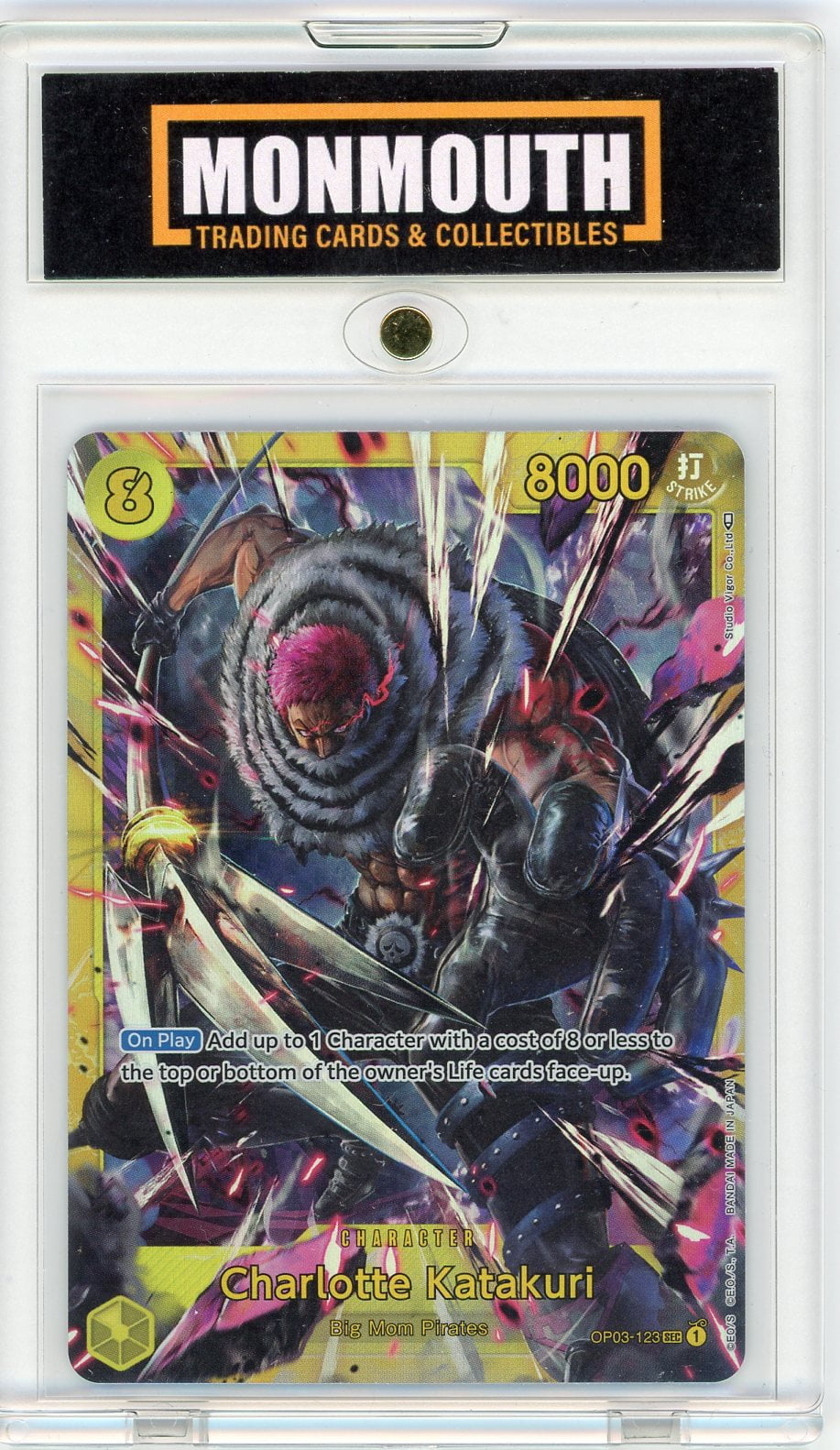 2023 Bandai One Piece Pillars of Strength Charlotte Katakuri #OP03-123 ...
