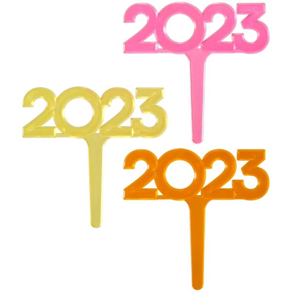 2023 Bold DecoPics® Cupcake Toppers 24ct - Walmart.com