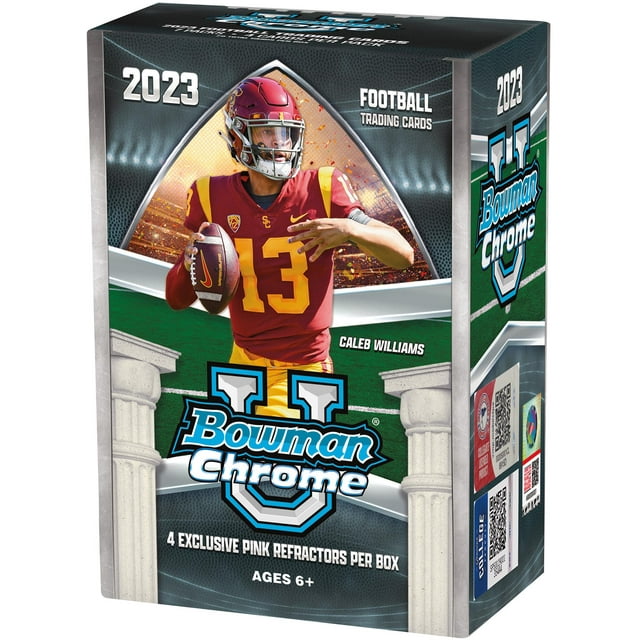 2023 Bowman Chrome University Football Factory Sealed Value Box - NFL ...
