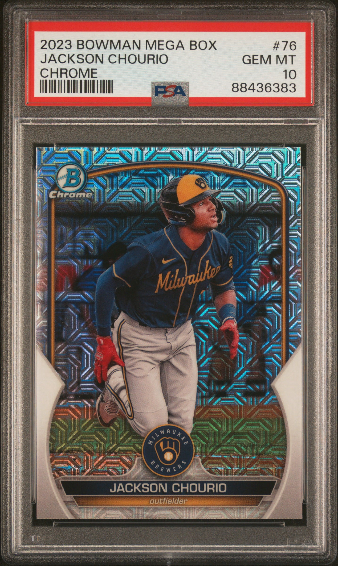2023 Bowman Mega Box Chrome Jackson Chourio #76 PSA 10 - Walmart.com