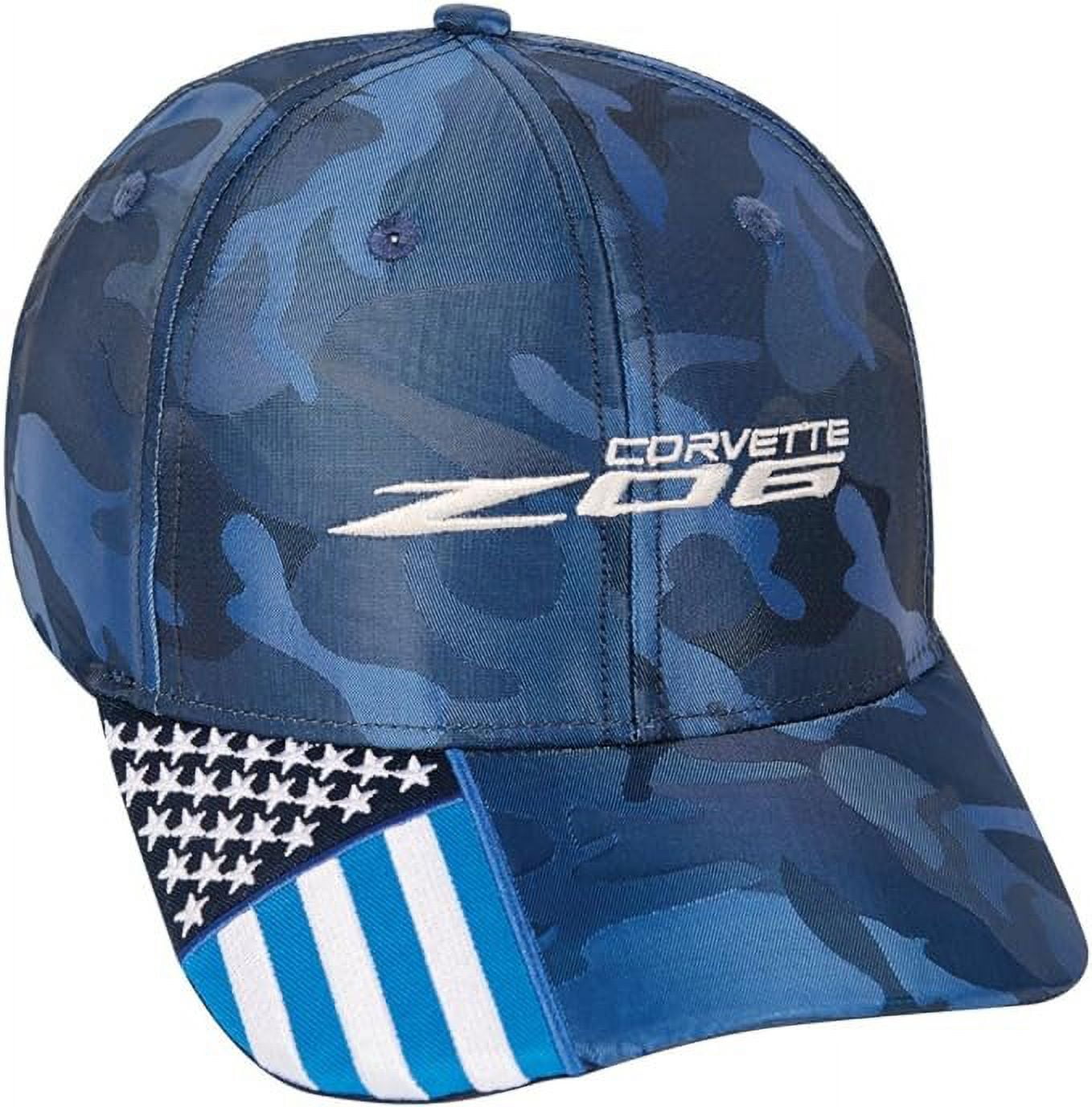 2023 C8 Corvette Z06 Camo USA Flag Hat - Officially Licensed Chevrolet ...