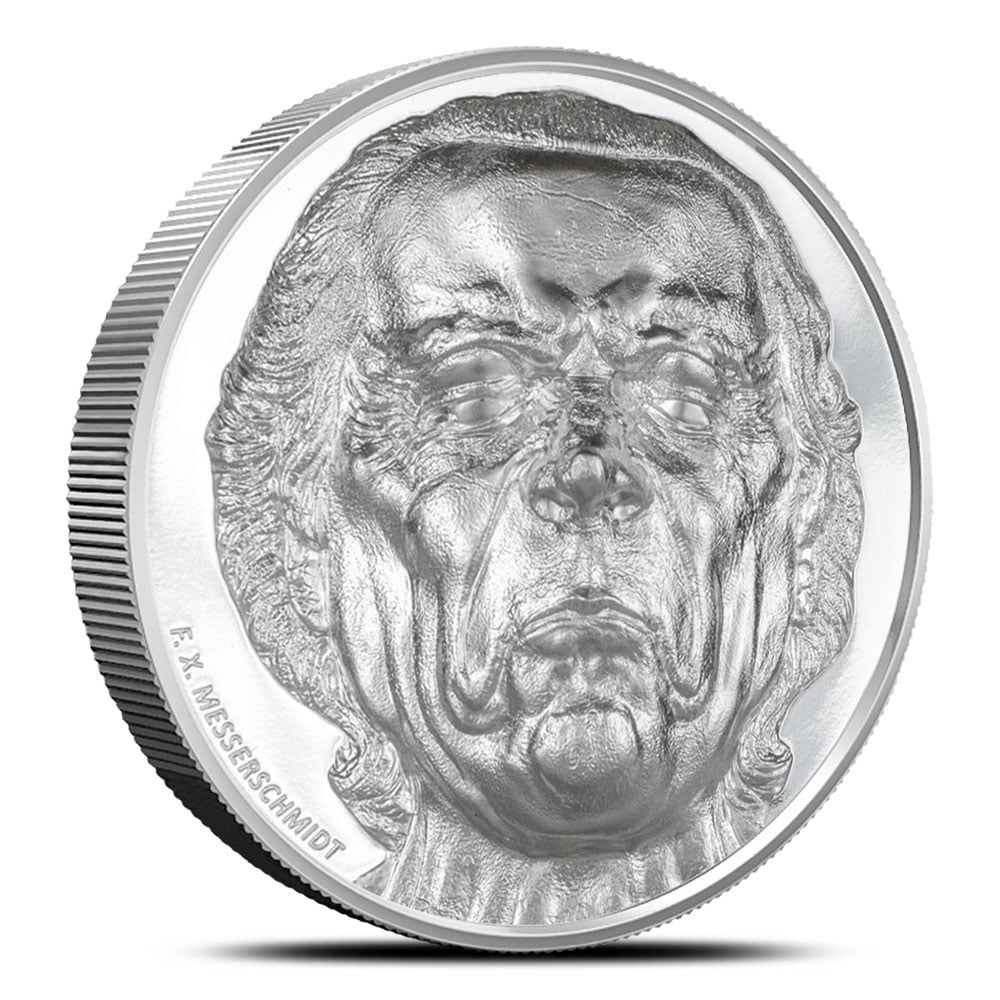 2023 CIT Striking Heads: The Vexed Man High Relief Proof 2 oz Silver ...
