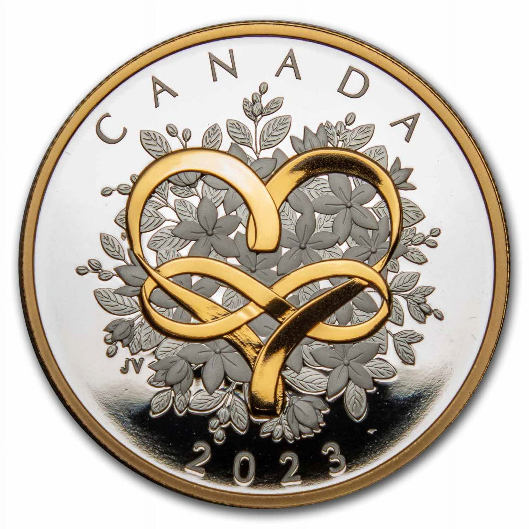 2023 Canada 1 oz Silver $20 Celebrate Love (No COA) - Walmart.com