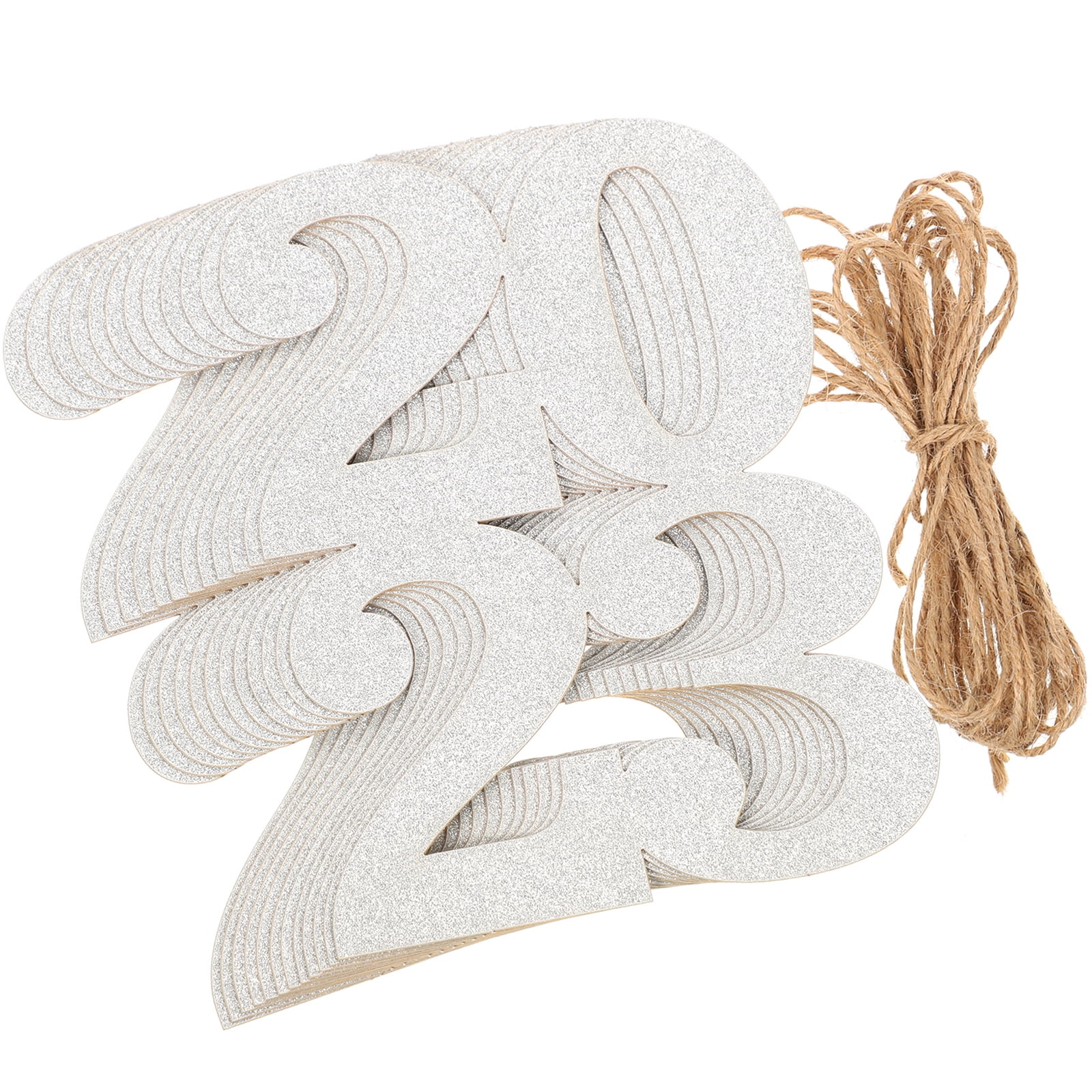 2023 Card Glitter Tags Signs Senior Cards Rope Paper Christmas Decor ...