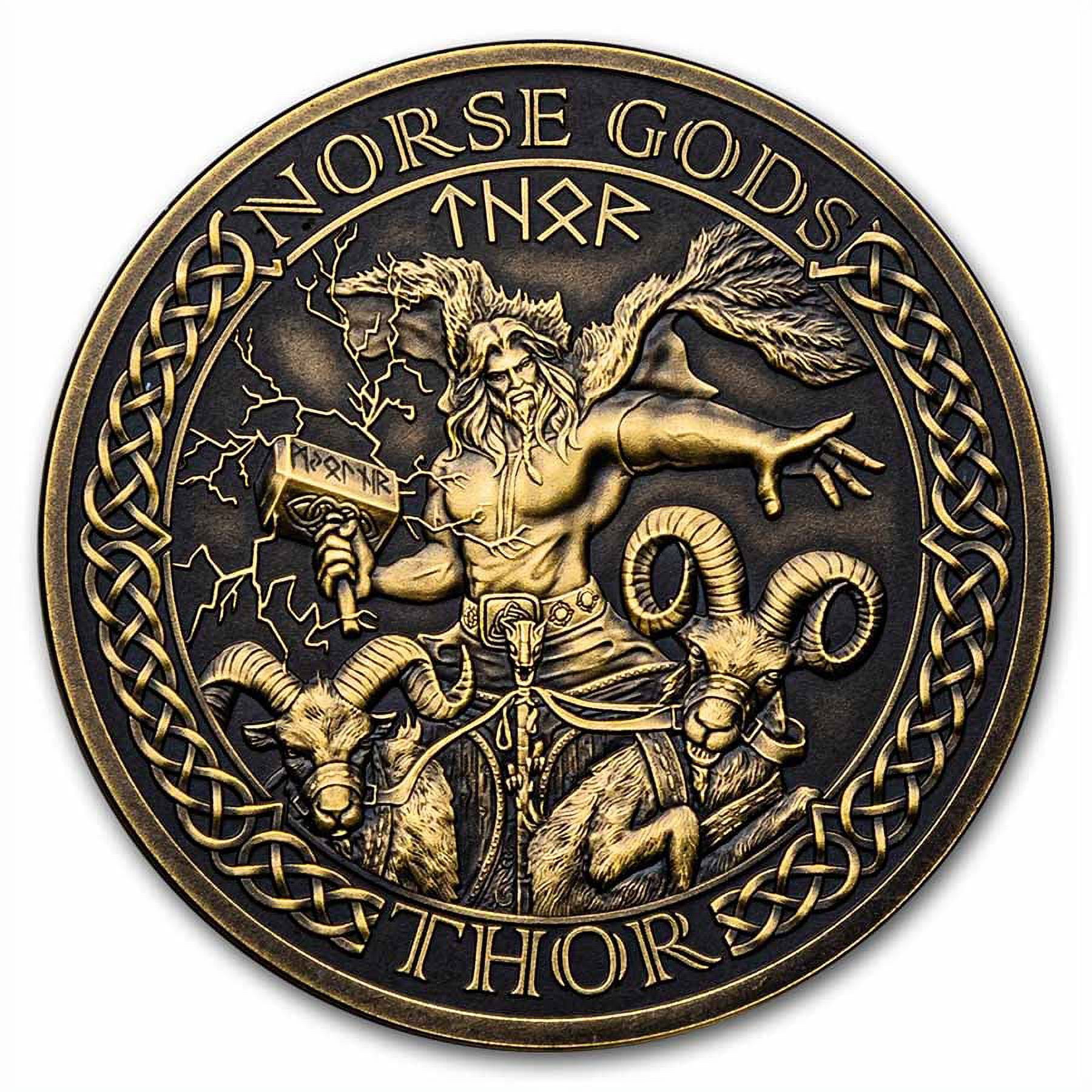 2023 Cook Islands 1 oz Gold Antique Norse Gods: Thor - Walmart.com