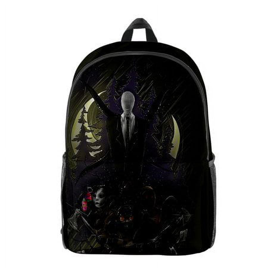 2023 Creepypasta Backpacks Casual Fashion Zipper Pack Unisex School Bag ...