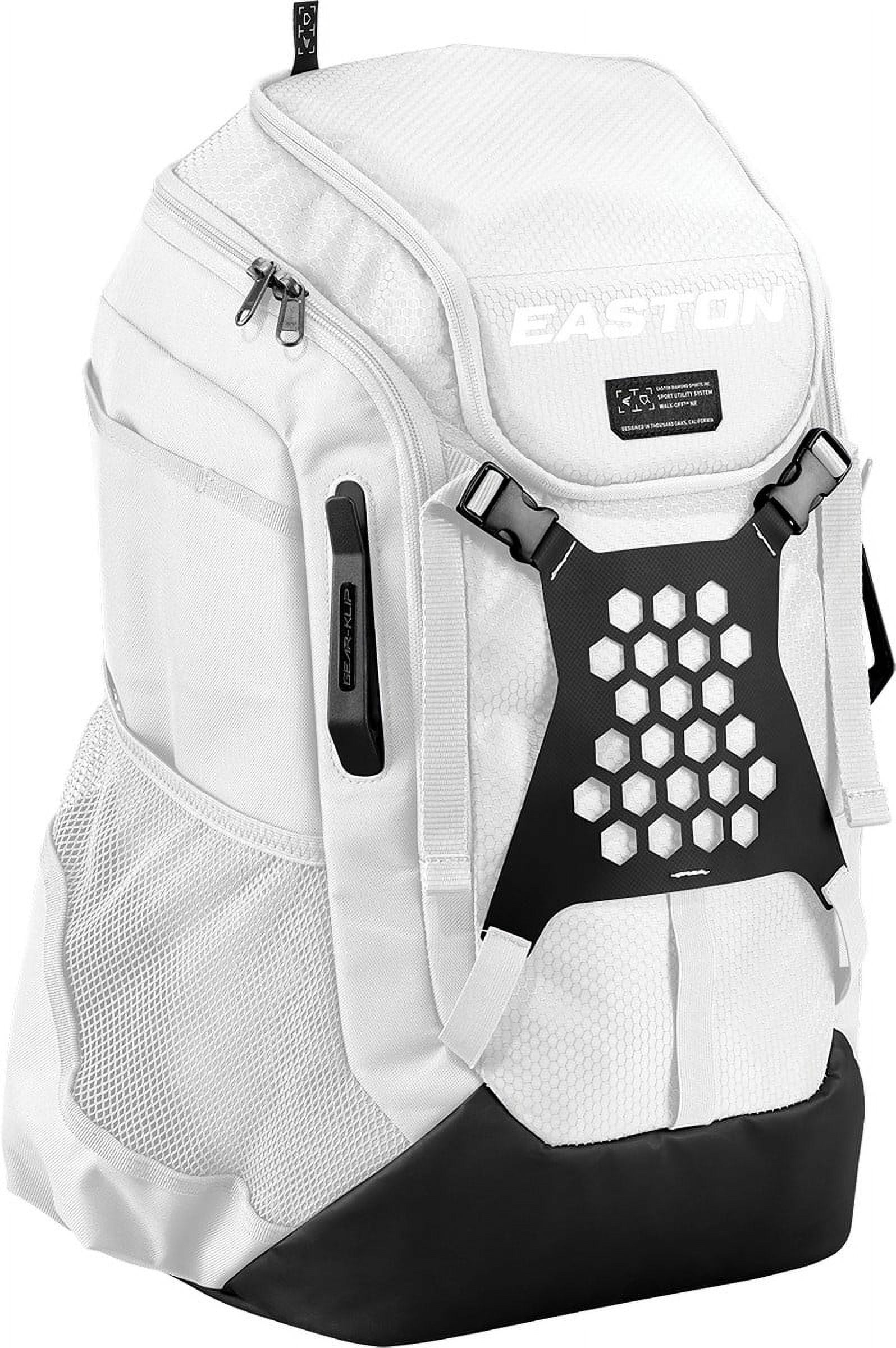 2023 Easton Walk-Off NX Backpack with Bat Sleeves | White - Walmart.com