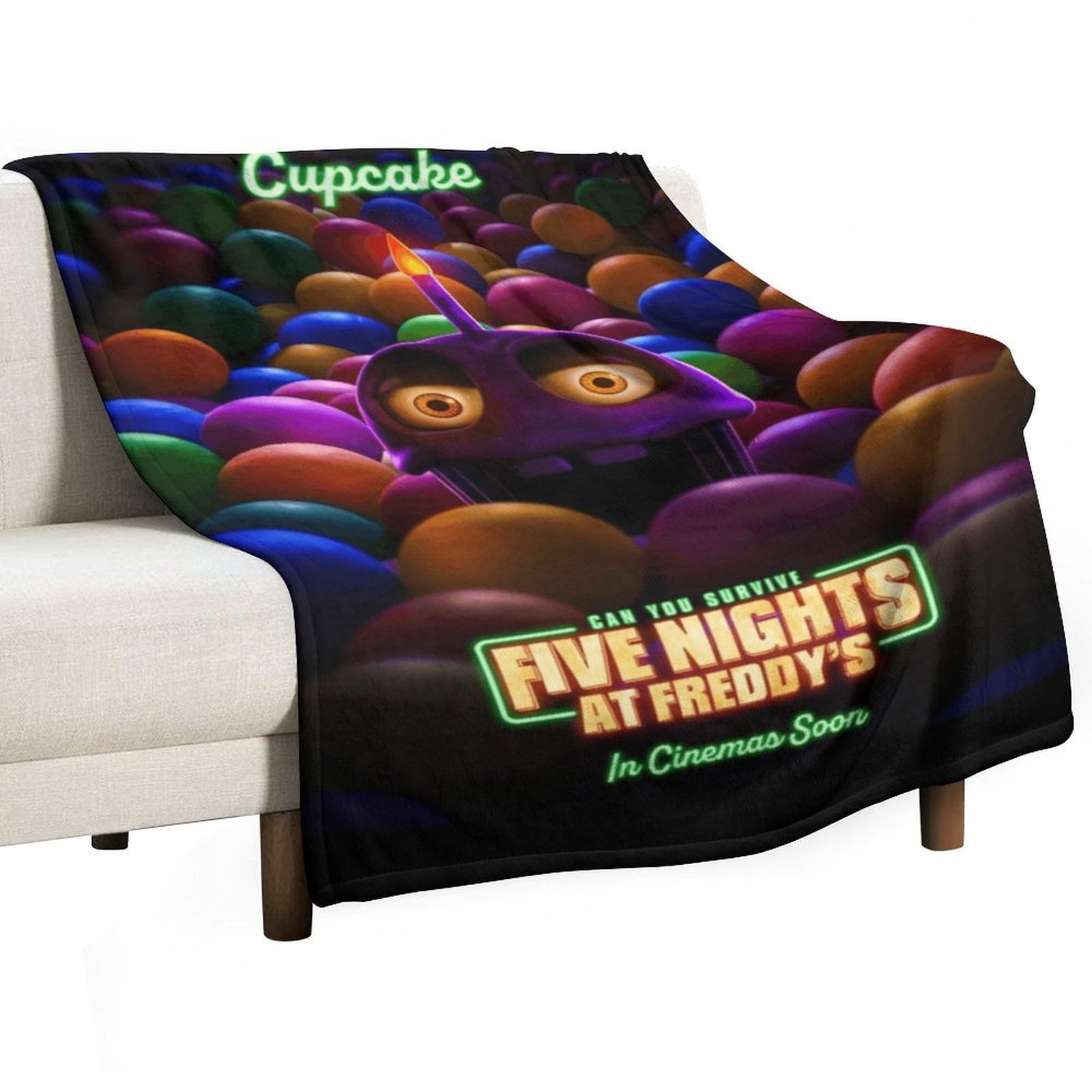 2023 FNAF Movie Poster Luxury Flannel Blanket - Super Soft Anti-Static ...