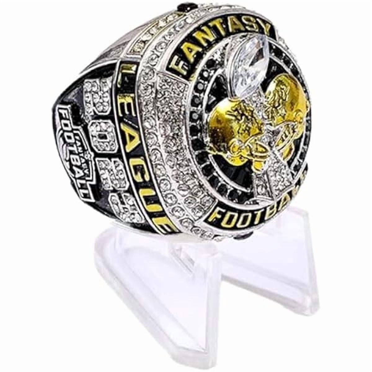 2023 Fantasy Football Ring | Heavy FFL Championship Ring | Gold Silver ...