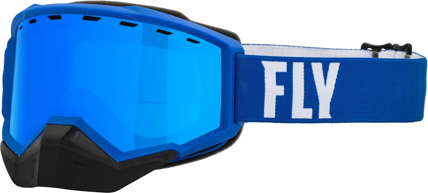2023 Focus Snow Goggle (Blue/White W/Sky Blue /Blue Lens, Adult ...