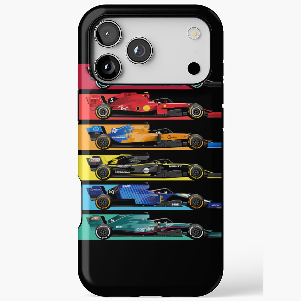 2023 Formula Race Car Pattern iPhone Case 17 11 12 13 14 15 16 Pro Max ...